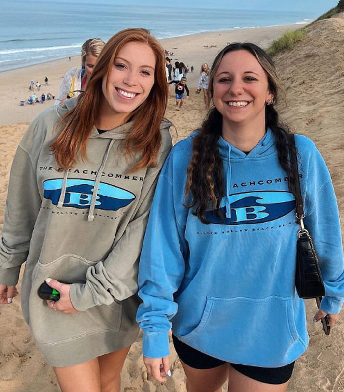 Beachcomber Oval-B Hooded Sweatshirt – The Wellfleet Beachcomber Store