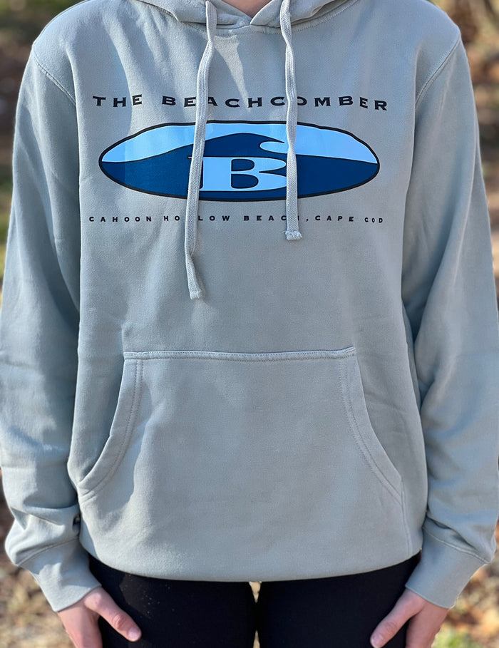 Beachcomber Oval-B Hooded Sweatshirt – The Wellfleet Beachcomber Store