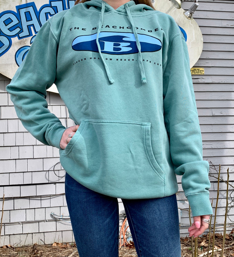 Beachcomber Oval-B Hooded Sweatshirt – The Wellfleet Beachcomber Store